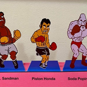 Mike Tyson's Punch-out Sprites - Nintendo Video Game Inspired - Etsy