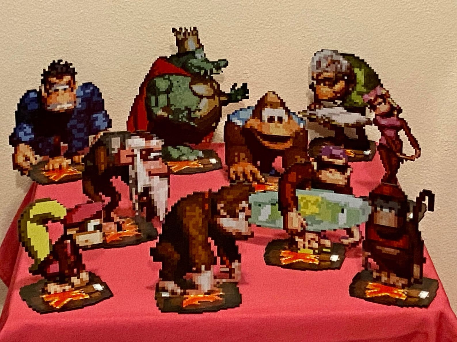 Donkey Kong Country Sprites Super Nintendo Game Inspired - Etsy UK