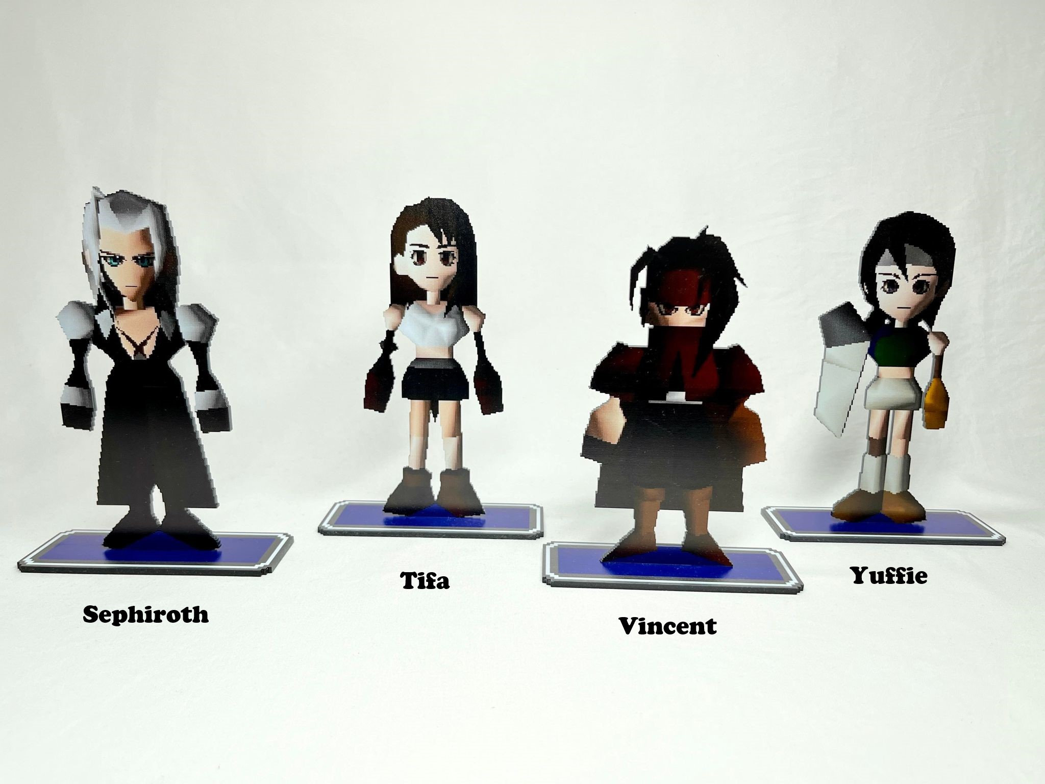 Final Fantasy 7 Sprites Playstation Video Game Inspired Art - Etsy