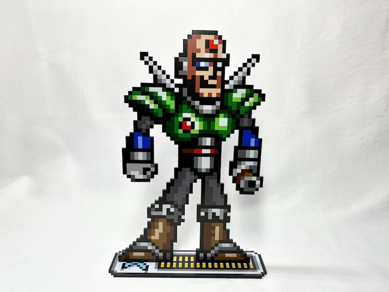 Mega Man X Sprites Nintendo Video Game Inspired - Etsy