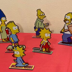 The Simpsons Arcade Sprites - Video Game Inspired - Etsy