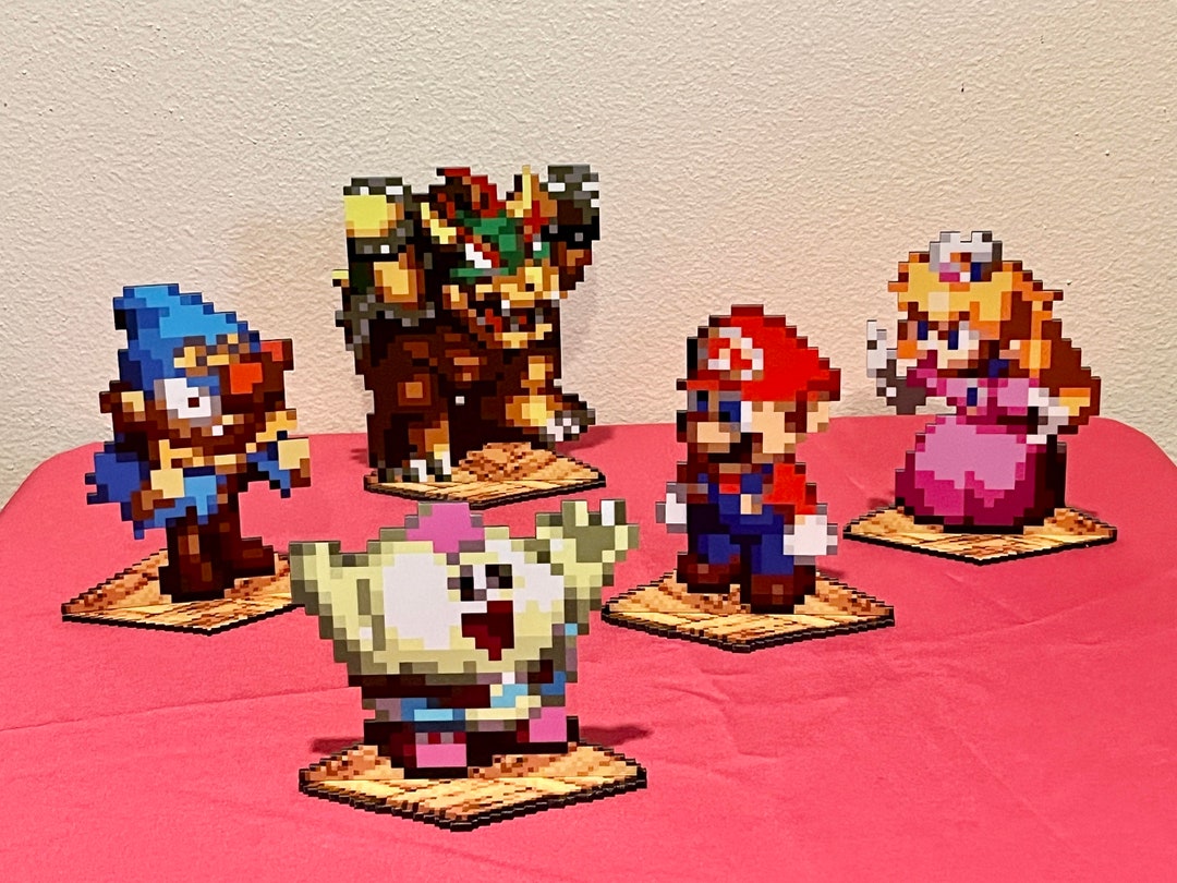 Super Mario RPG Video Game Sprites - Nintendo Inspired Art - Etsy