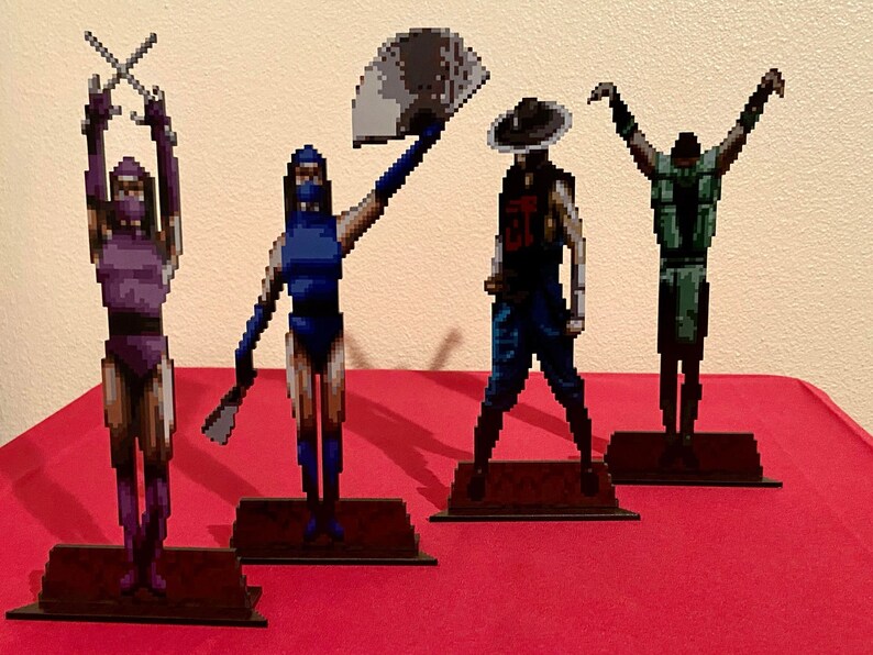 Mortal Kombat Sprites Arcade Video Game Inspired | Etsy