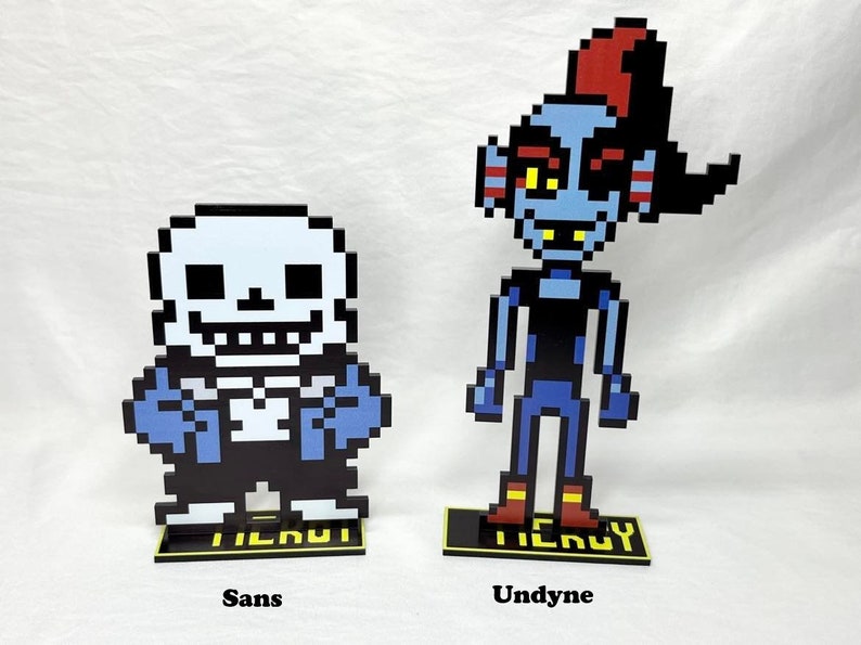 Undertale Video Game Inspired Sprite Art - Etsy