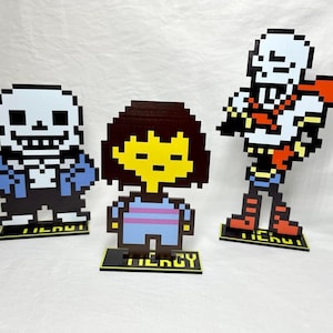 Undertale Video Game Inspired Sprite Art - Etsy