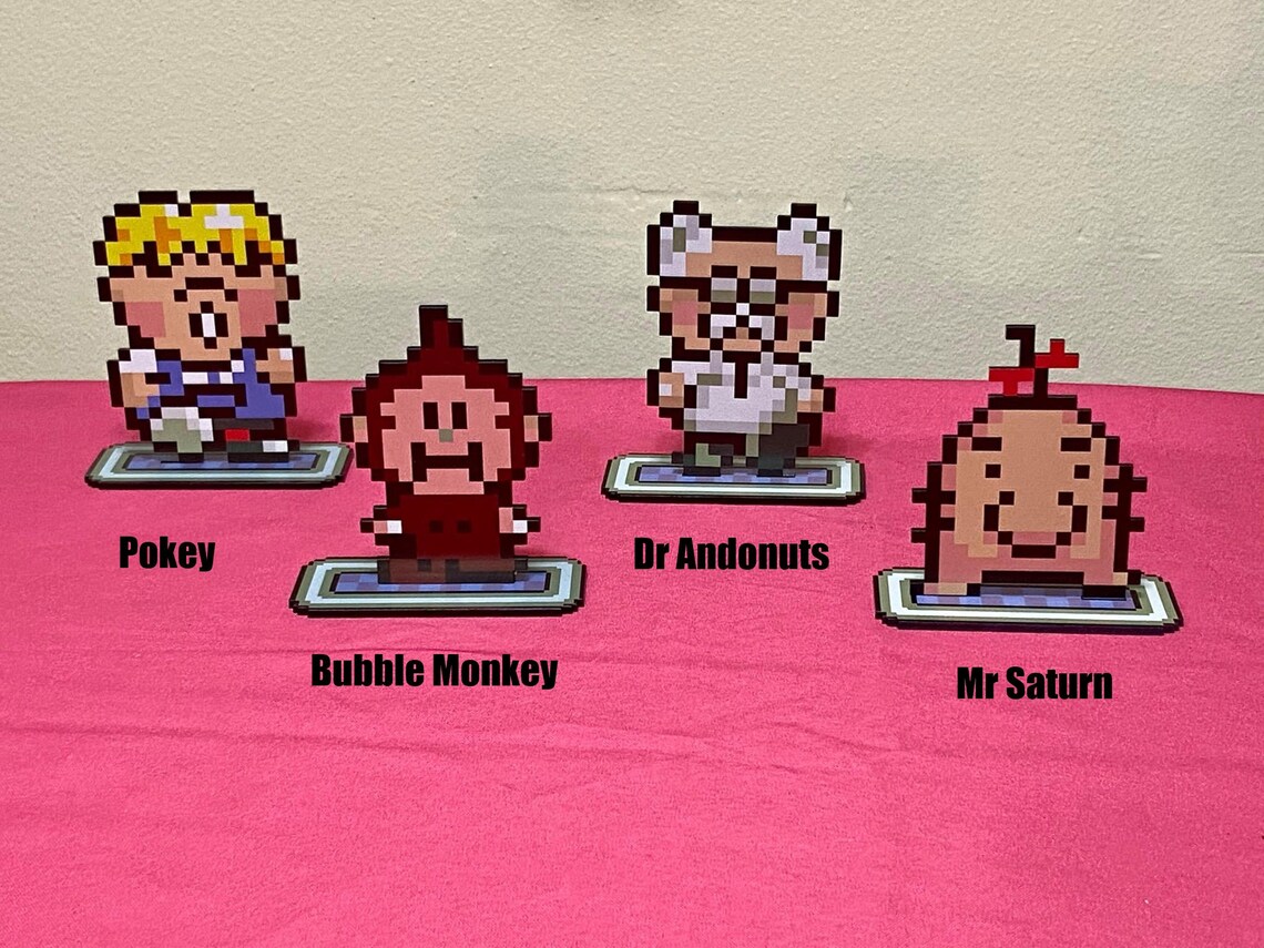Earthbound Sprites Super Nintendo Inspired | Etsy