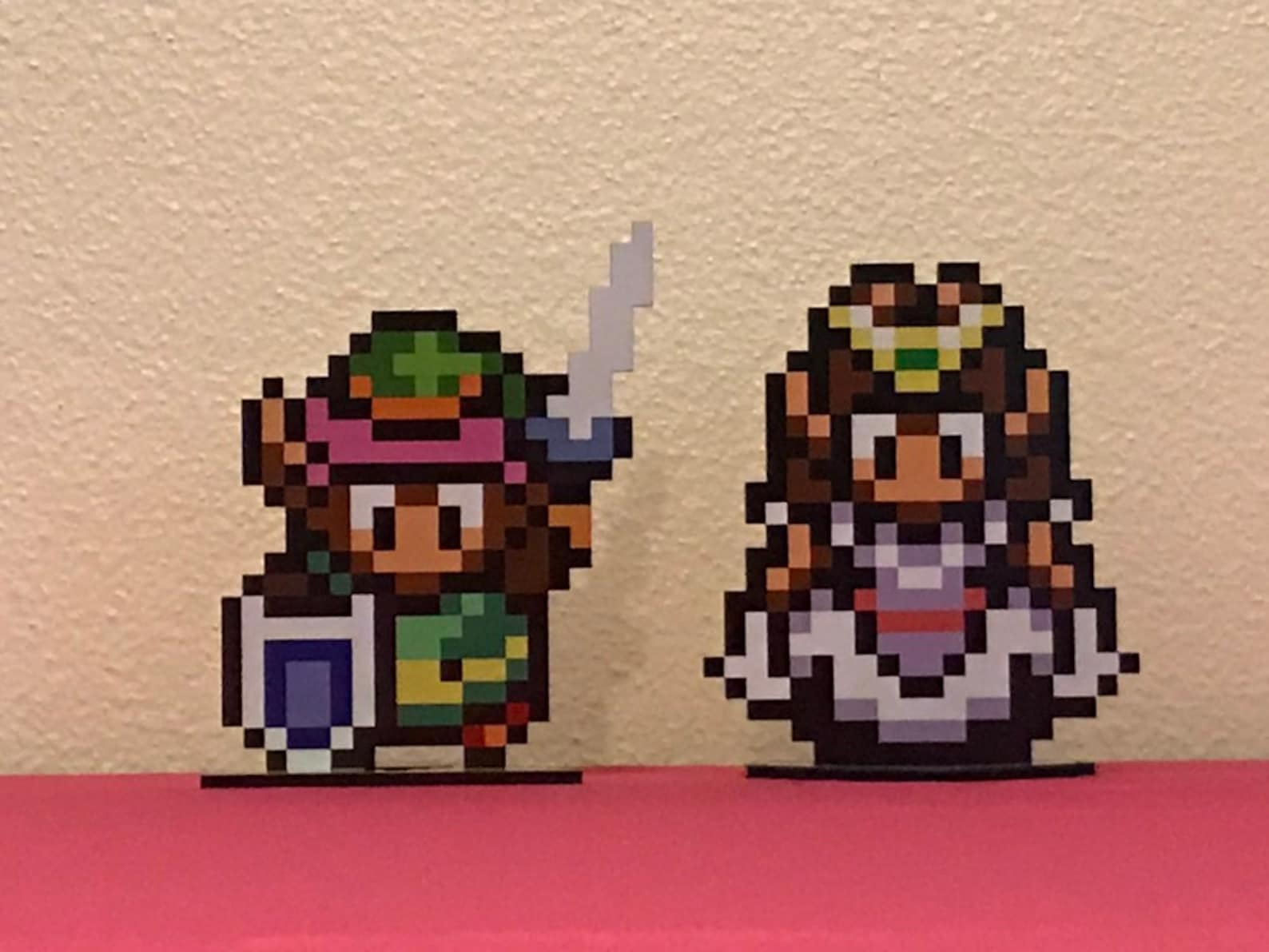 Zelda & Link Sprites Super Nintendo A Link to the Past | Etsy