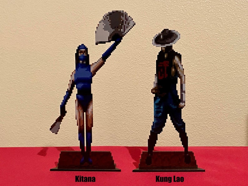 Mortal Kombat Sprites Arcade Video Game Inspired | Etsy