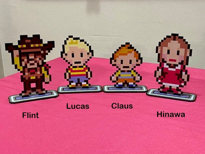 Mother 3 Sprites Game Boy Advance Video Game Inspired - Etsy