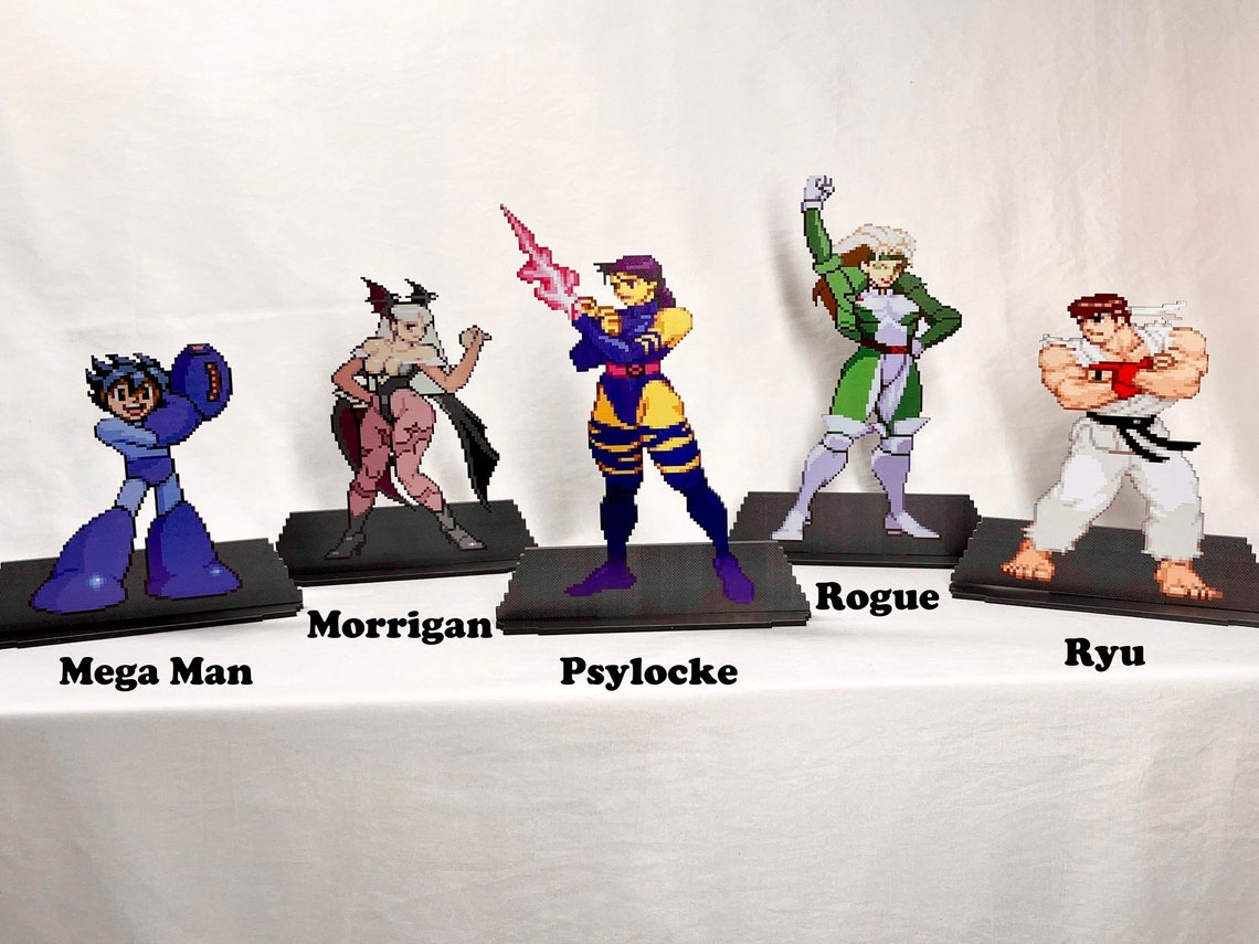 Marvel Vs Capcom 2 Sprites Arcade Video Game Inspired - Etsy