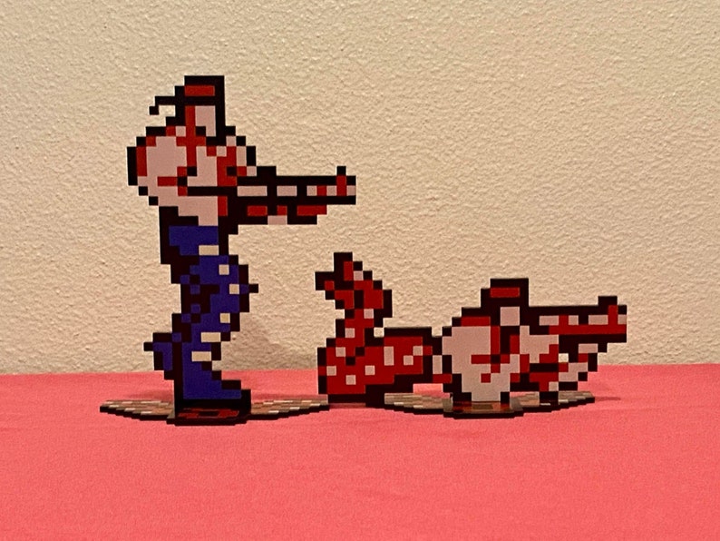 Contra Blue & Red Sprites - Bill Rizer and Lance Bean - Etsy