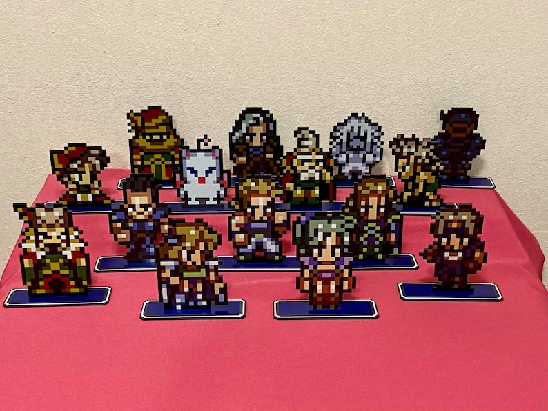 Final Fantasy 6 Sprites Super Nintendo Video Game Inspired - Etsy Canada