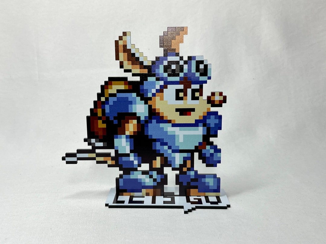 Rocket Knight Adventures Sega Video Game Inspired Sprite - Etsy