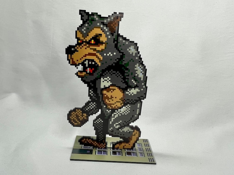 Rampage Arcade Sprites Video Game Inspired - Etsy Ireland