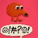 Q*bert Sprite - Arcade Video Game Inspired - Etsy