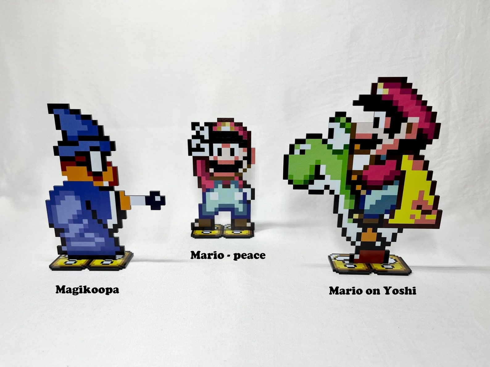 Super Mario World Sprites Super Nintendo Video Game Inspired Art - Etsy