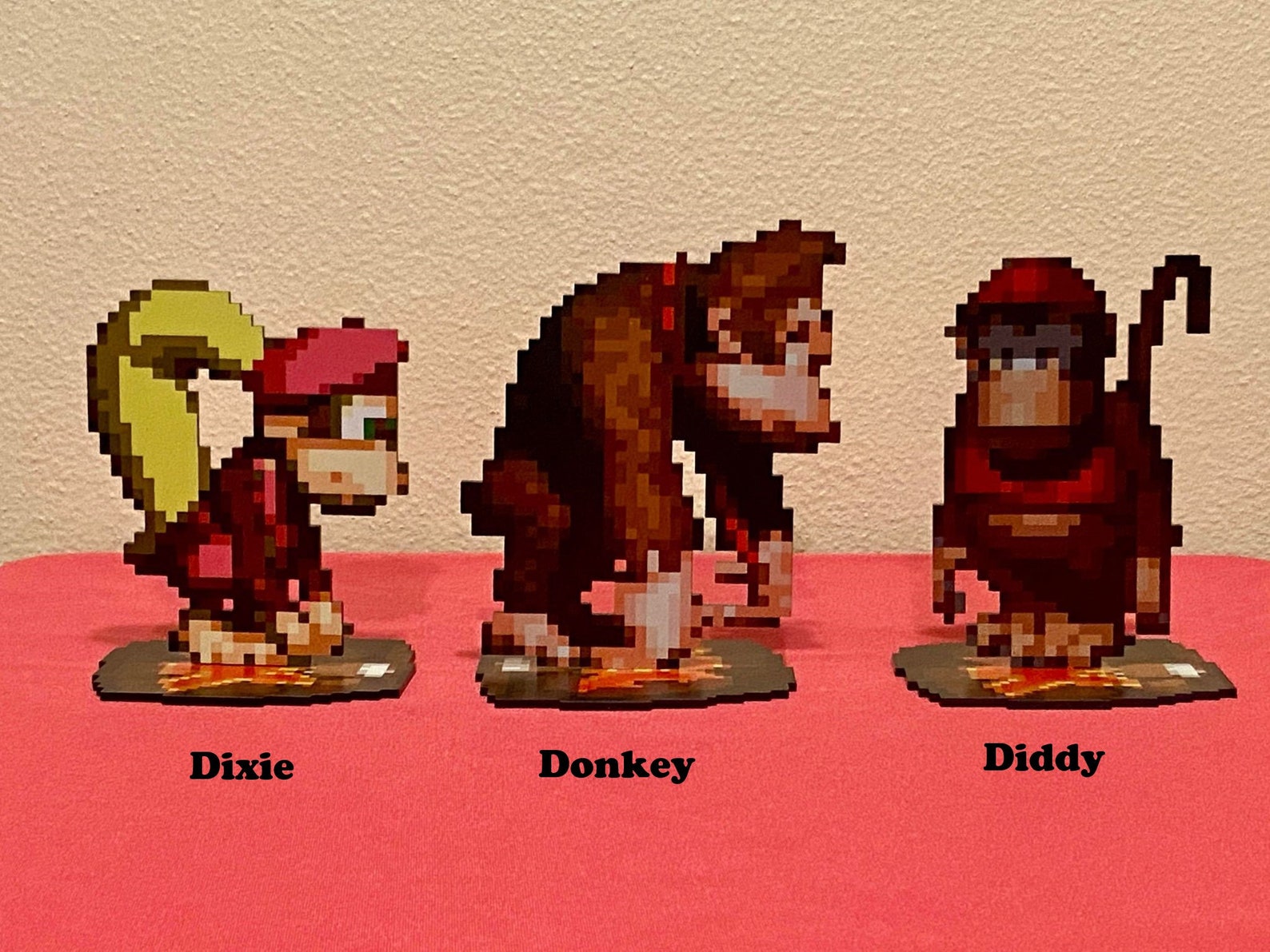 Donkey Kong Country Sprites Super Nintendo Game Inspired - Etsy