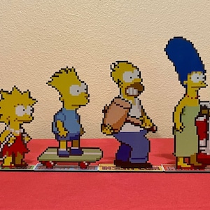 The Simpsons Arcade Sprites - Video Game Inspired - Etsy