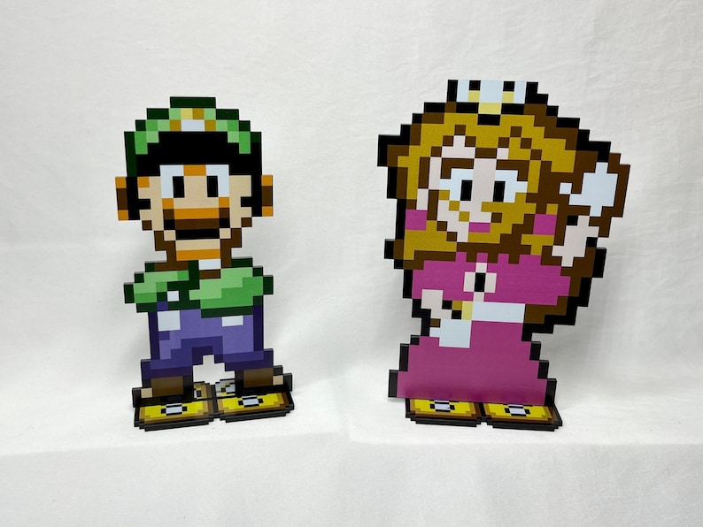 Super Mario World Sprites Super Nintendo Video Game Inspired - Etsy