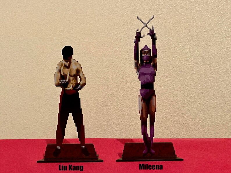 Mortal Kombat Sprites Arcade Video Game Inspired | Etsy