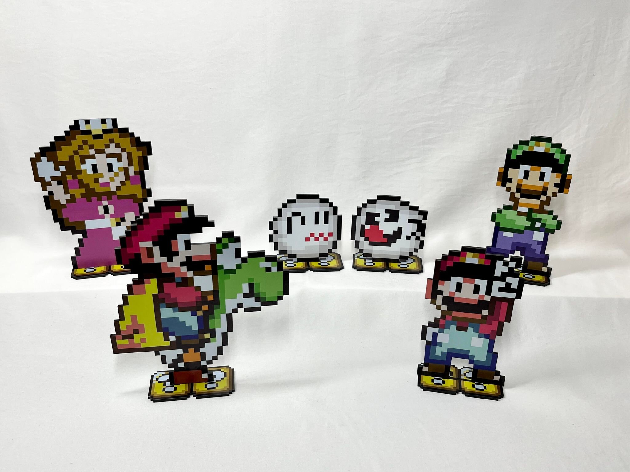 Super Mario World Sprites Super Nintendo Video Game Inspired - Etsy