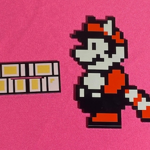 Super Mario Bros 3 Video Game Sprites - Nintendo Inspired Art - Etsy