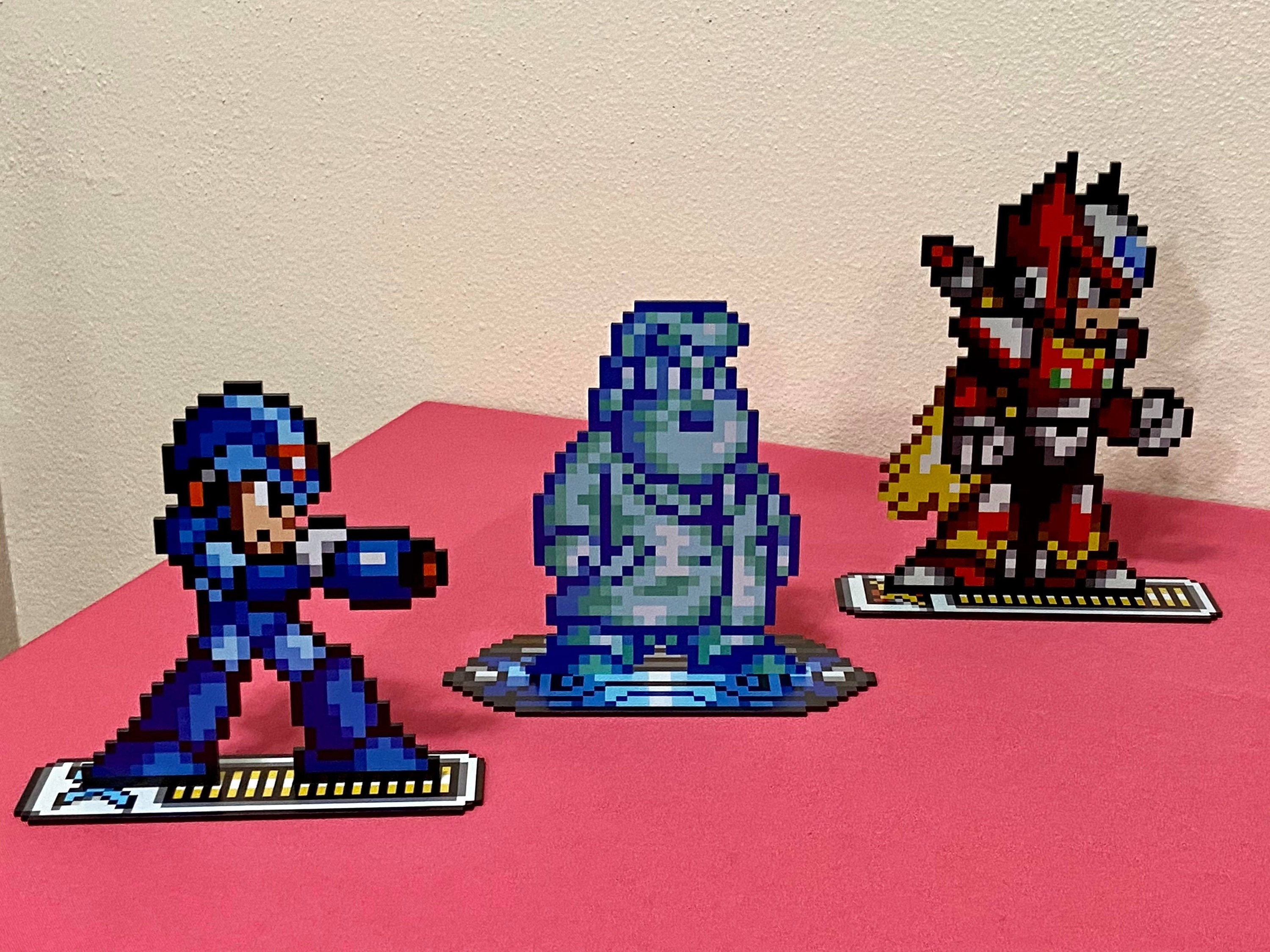 Mega Man X Sprites Nintendo Video Game Inspired | Etsy UK
