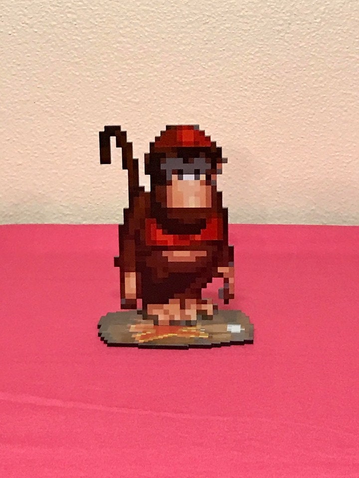 Donkey Kong Country Sprites Super Nintendo Inspired | Etsy UK