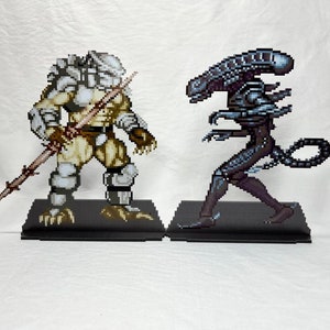 Alien Vs Predator Inspired Video Game Sprites - Etsy