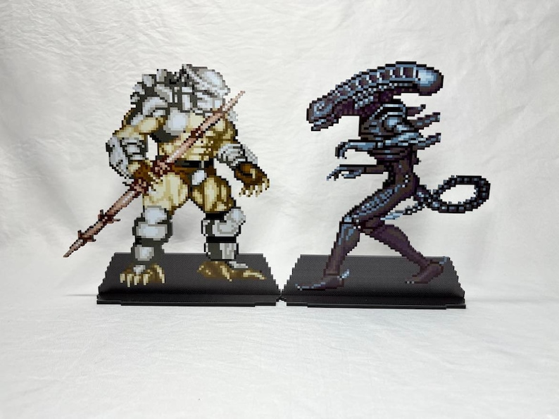 Alien Vs Predator Inspired Video Game Sprites - Etsy