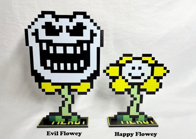 Undertale Video Game Inspired Sprite Art - Etsy