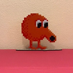 Q*bert Sprite - Arcade Video Game Inspired - Etsy