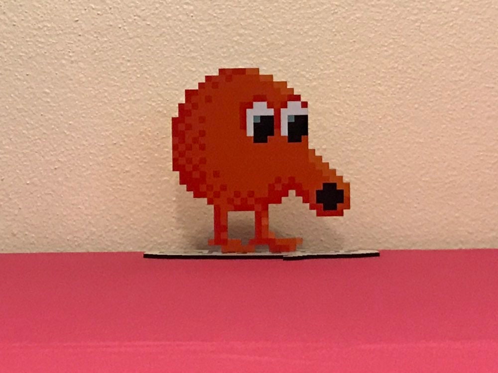 Qbert Sprite Arcade Video Game Inspired - Etsy Canada