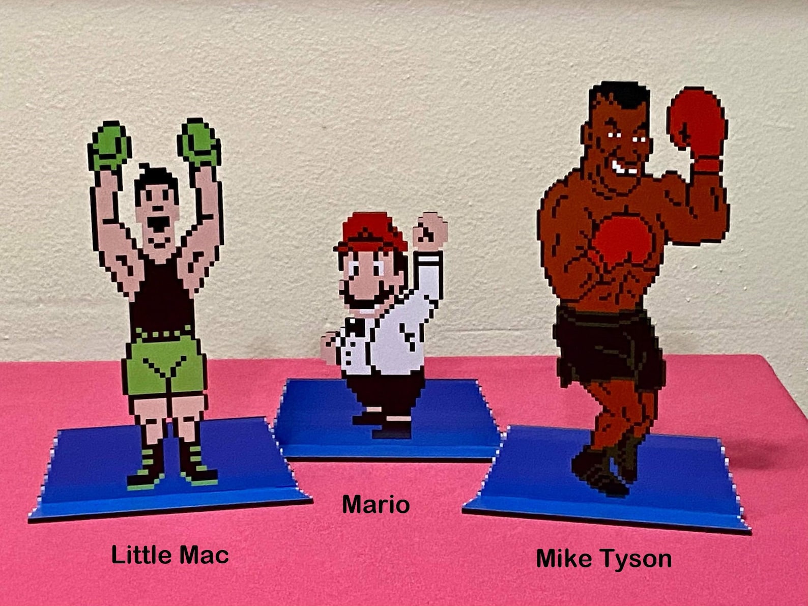 Mike Tyson's Punch-out Sprites - Nintendo Video Game Inspired - Etsy