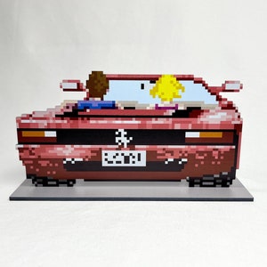 Out Run Sega Arcade Video Game Inspired Sprite Art - Etsy