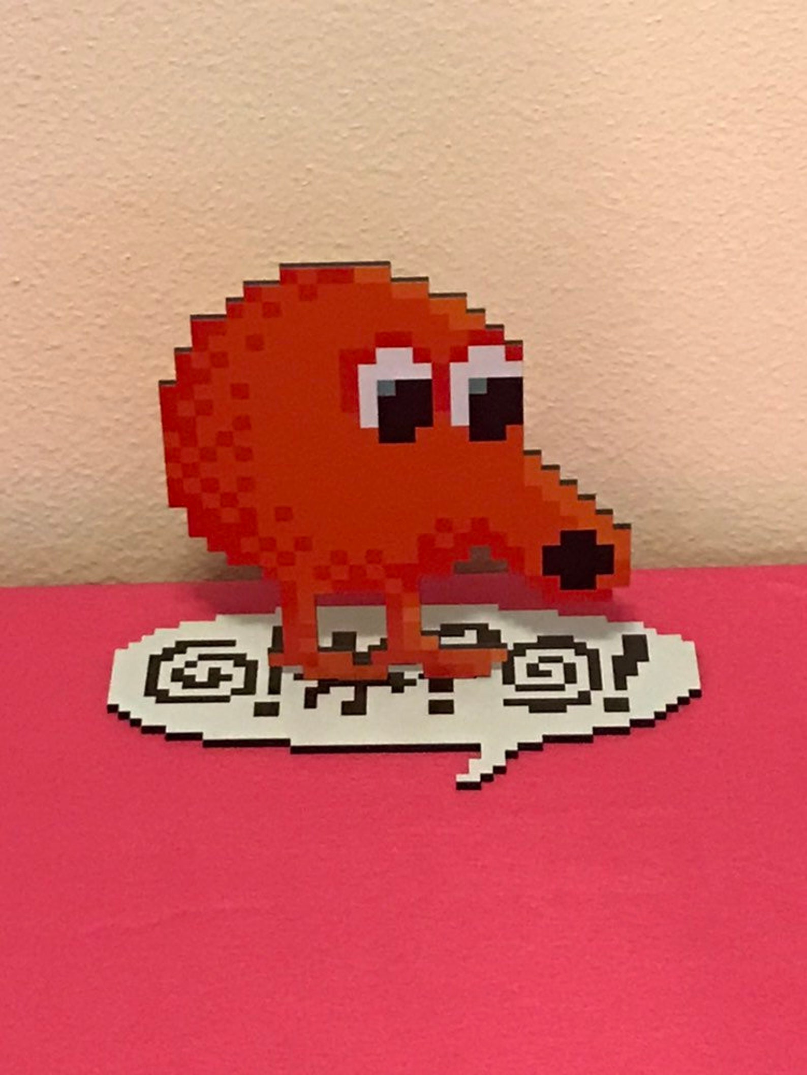 Q*bert Sprite - Arcade Video Game Inspired - Etsy