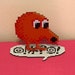 Q*bert Sprite - Arcade Video Game Inspired - Etsy