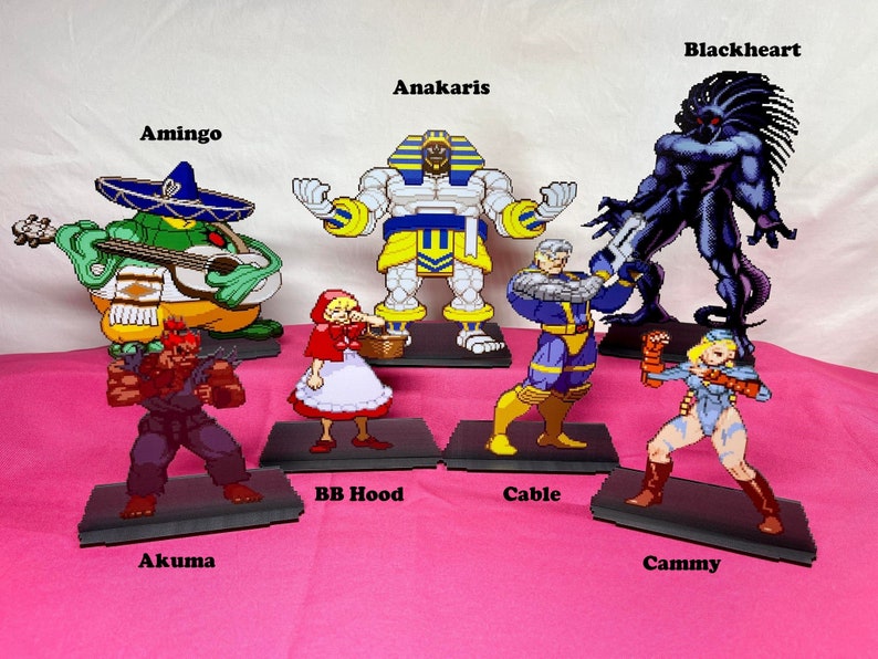 Marvel Vs Capcom 2 Sprites Arcade Video Game Inspired - Etsy