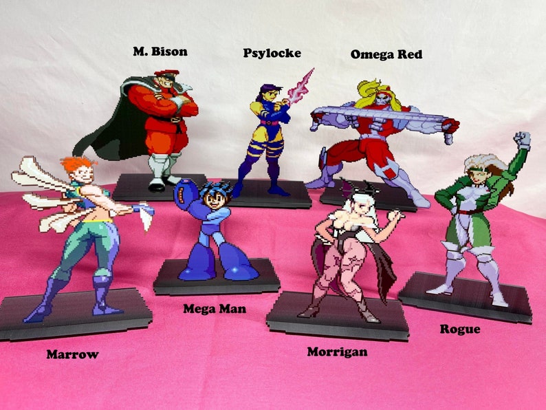 Marvel Vs Capcom 2 Sprites Arcade Video Game Inspired - Etsy