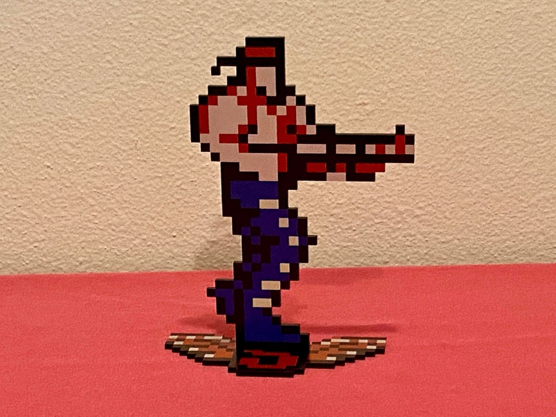 Contra Blue & Red Sprites Bill Rizer and Lance Bean - Etsy