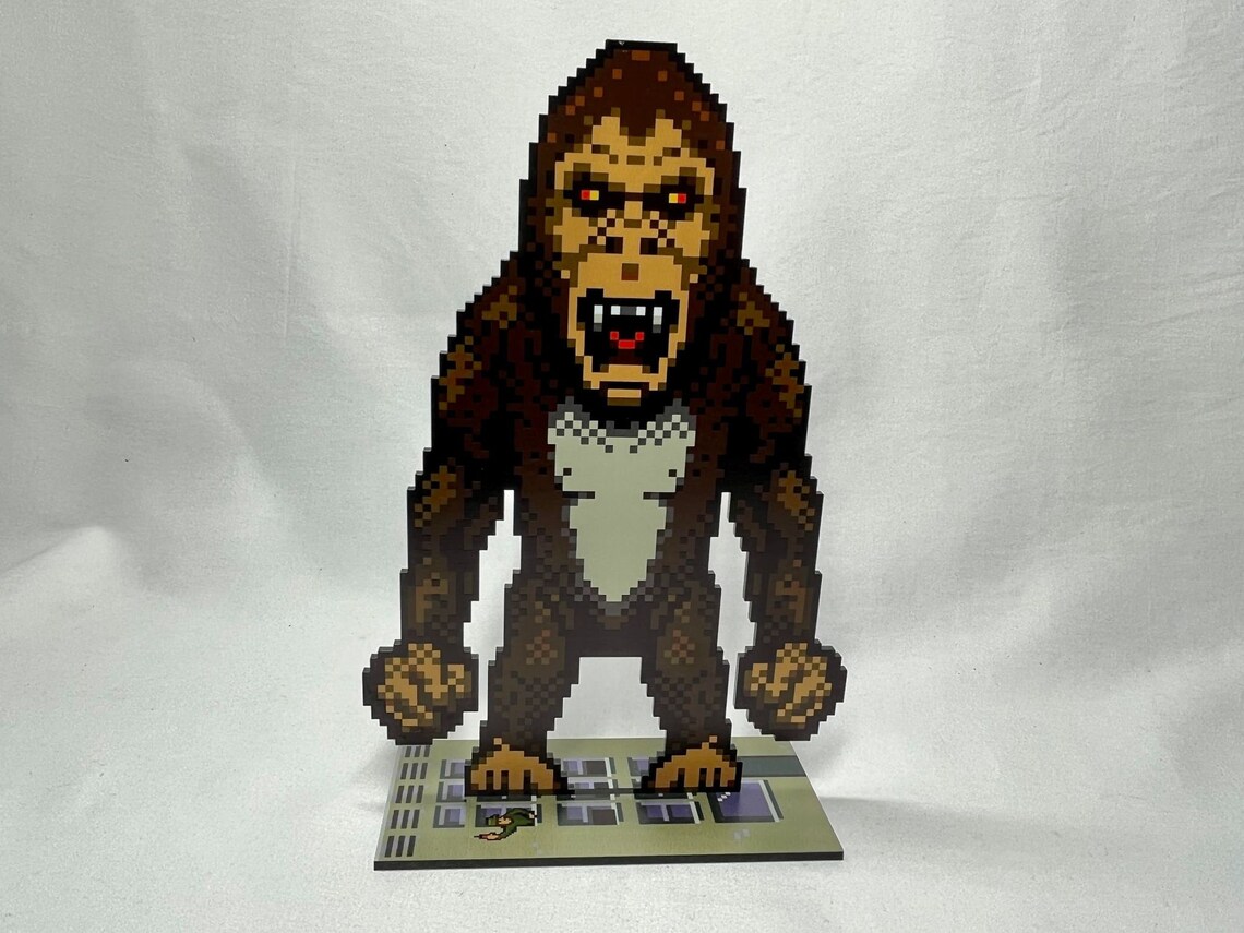 Rampage Arcade Sprites - Video Game Inspired - Etsy