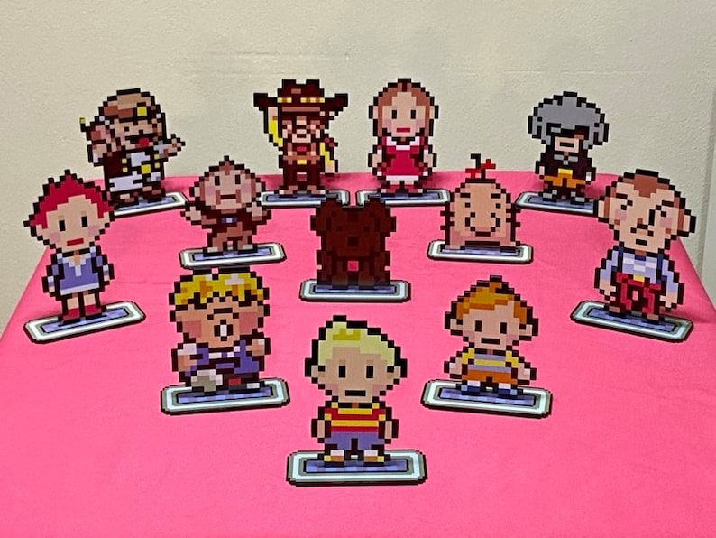 Mother 3 Sprites Game Boy Advance Video Game Inspired - Etsy