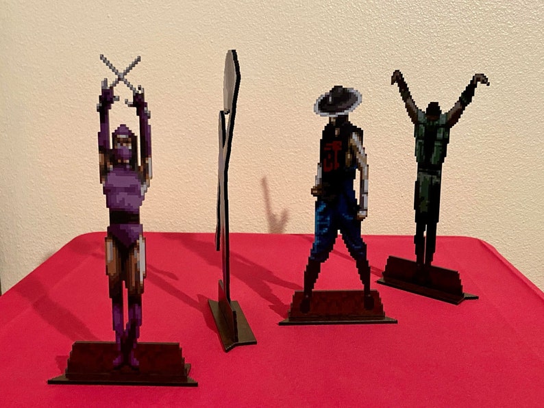 Mortal Kombat Sprites Arcade Video Game Inspired | Etsy