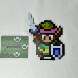Zelda & Link Sprites - Super Nintendo A Link to the Past Inspired - Etsy
