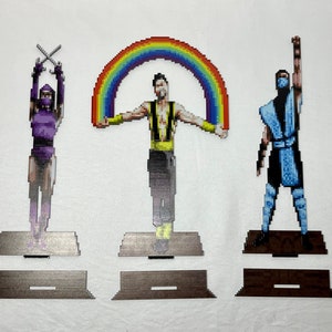 Mortal Kombat Sprites Arcade Video Game Inspired - Etsy Australia
