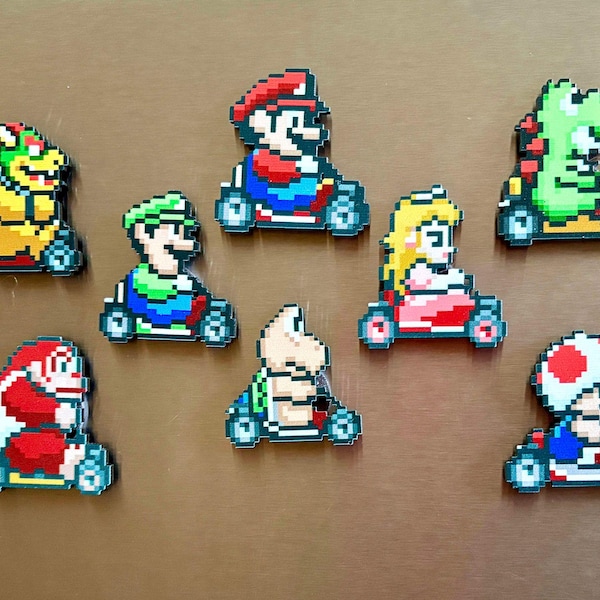 Super Mario Magnets - Etsy