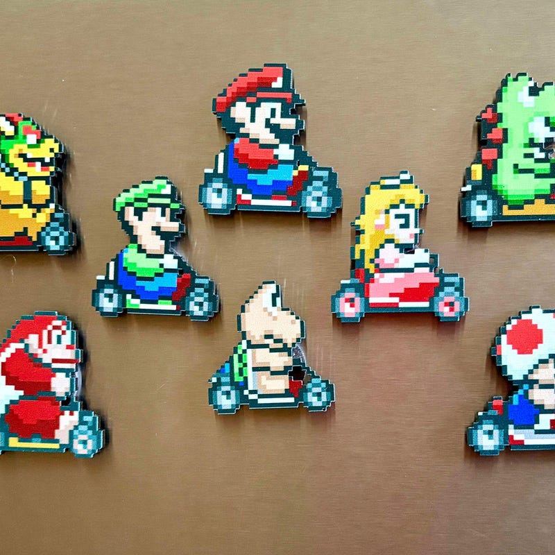 Nintendo World Magnets - Etsy