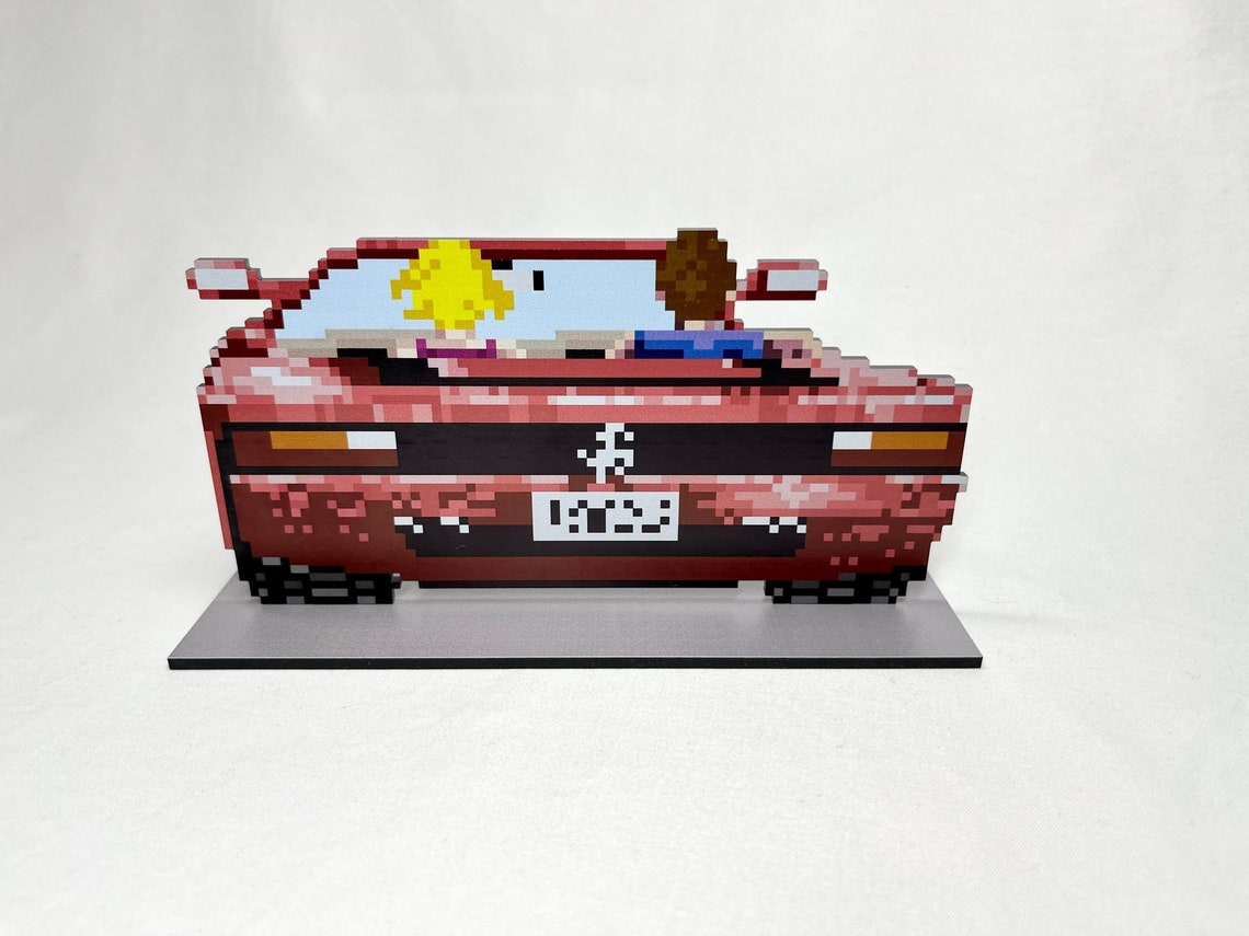 Out Run Sega Arcade Video Game Inspired Sprite Art - Etsy
