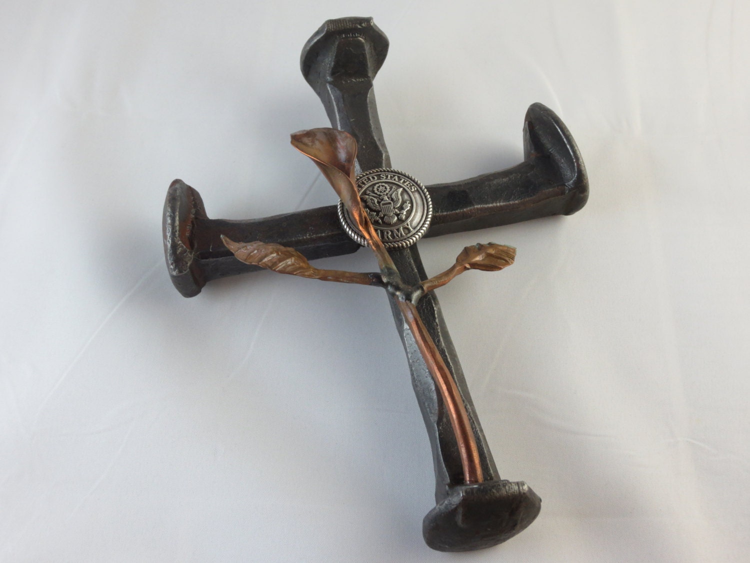Railroad Spike Cross - Etsy
