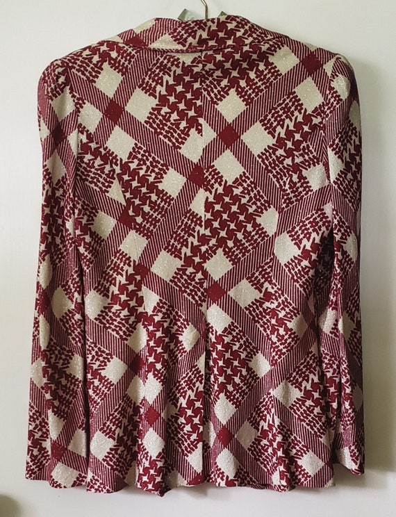 Genuine 1980's Metallic Thread Handmade, Jacket/Blaze… - Gem